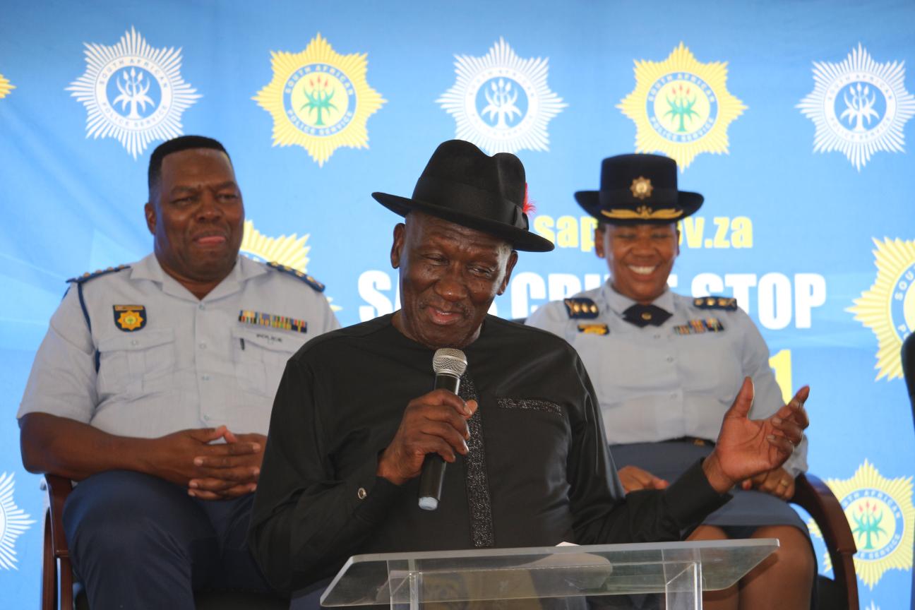 Minister of Police, Gen BH Cele Hosting a Crime Prevention Imbizo in ...